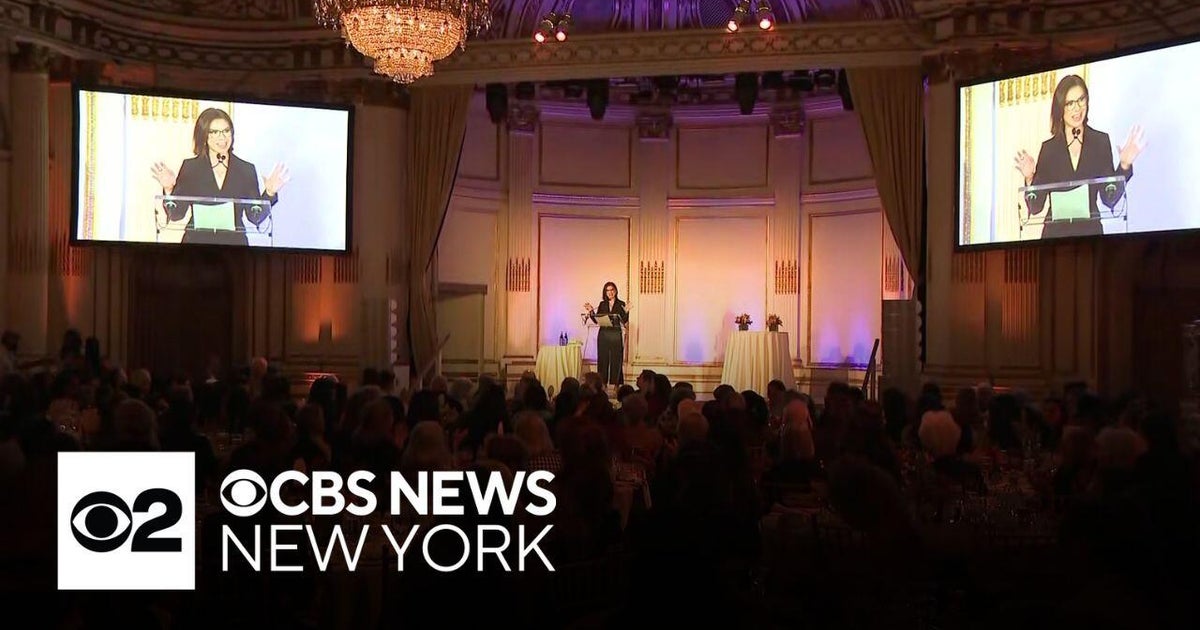 CBS News New York's Kristine Johnson emcees Women Mean Business ...