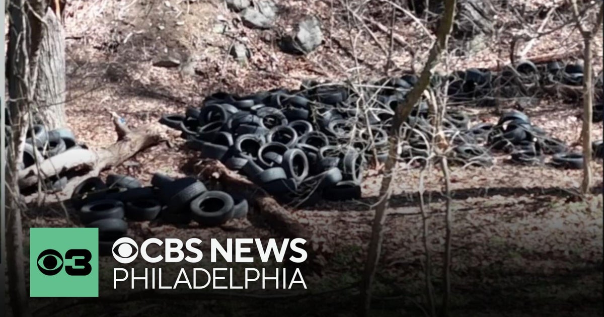 Volunteers gather to form "human chain" to remove thousands of tires ...