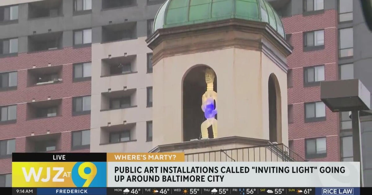 Where's Marty: "Inviting Light" art installations going up around Baltimore - CBS Baltimore