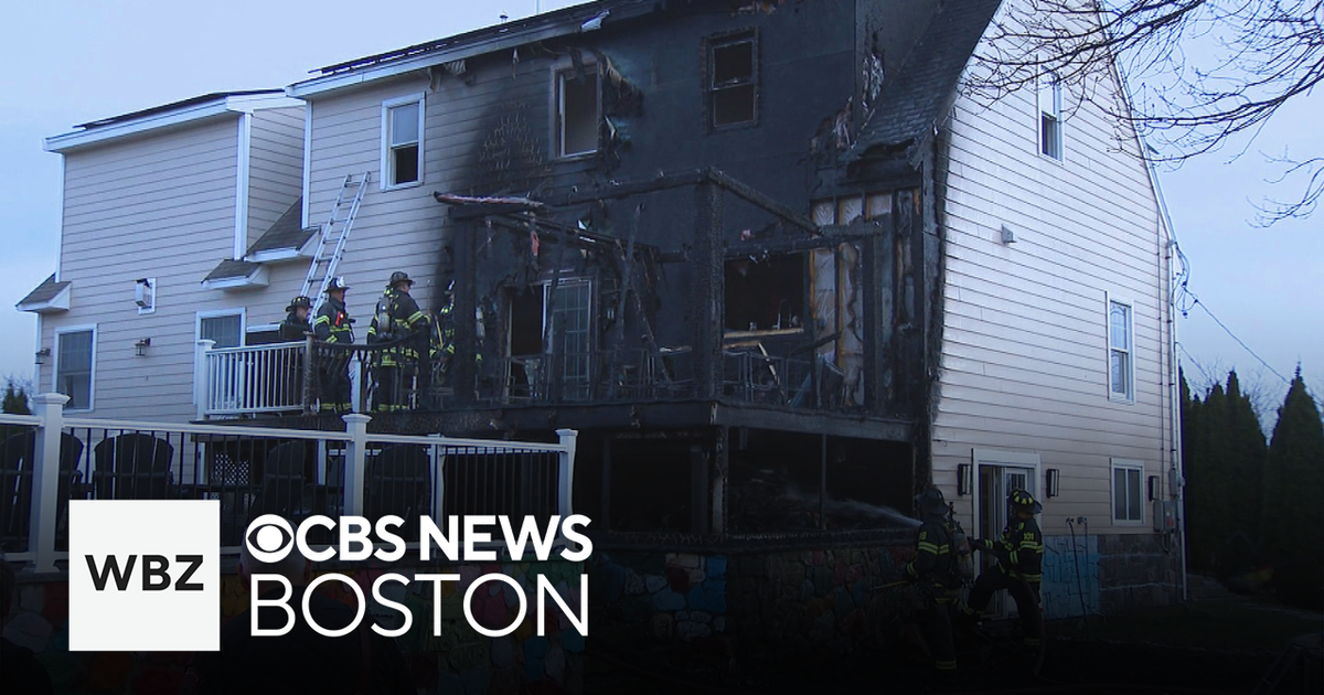 Homeowner, 3 first responders treated after Saugus fire - CBS Boston
