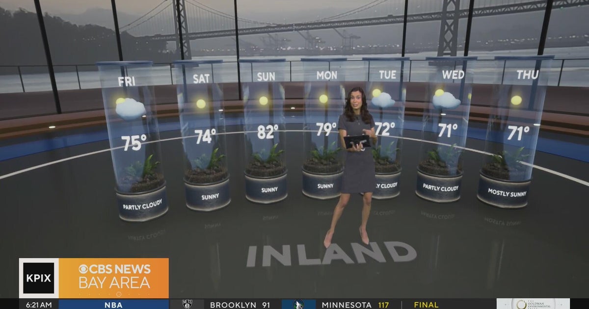 First Alert Weather Saturday morning forecast - CBS San Francisco