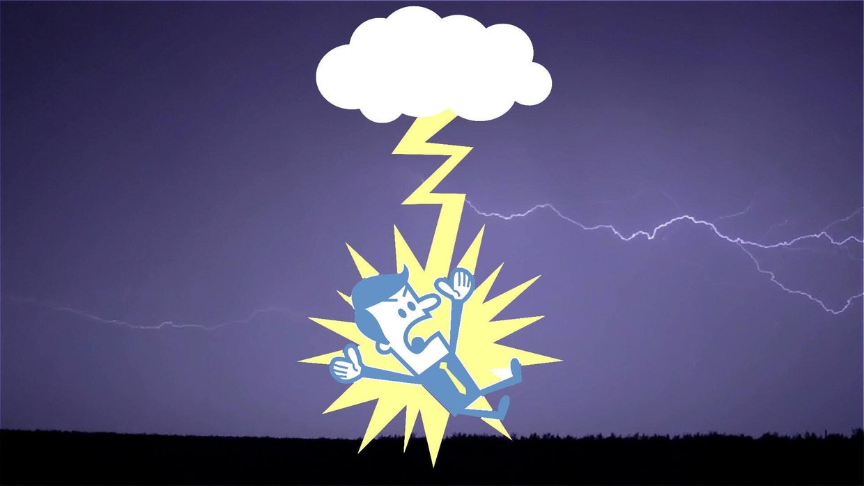 Lightning striking in the same place more than once seems unlikely ...