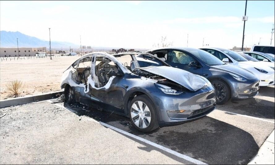 Suspect arrested for alleged arson attack on Tesla facility and GOP ...