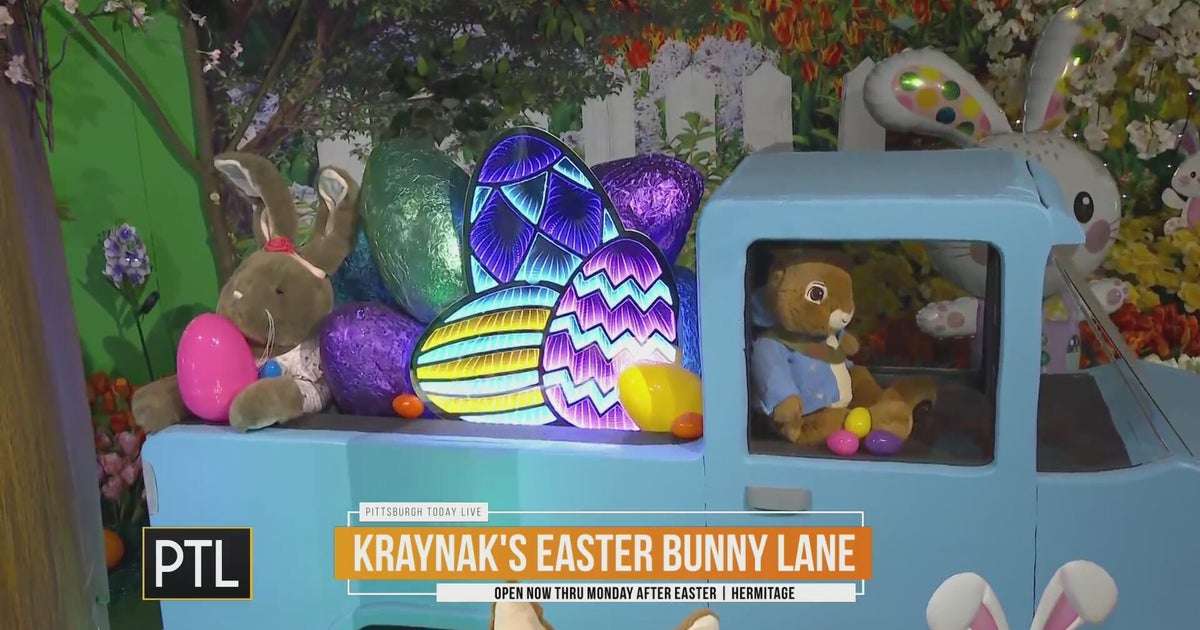 Hopping down Kraynak's Easter Bunny Lane - CBS Pittsburgh