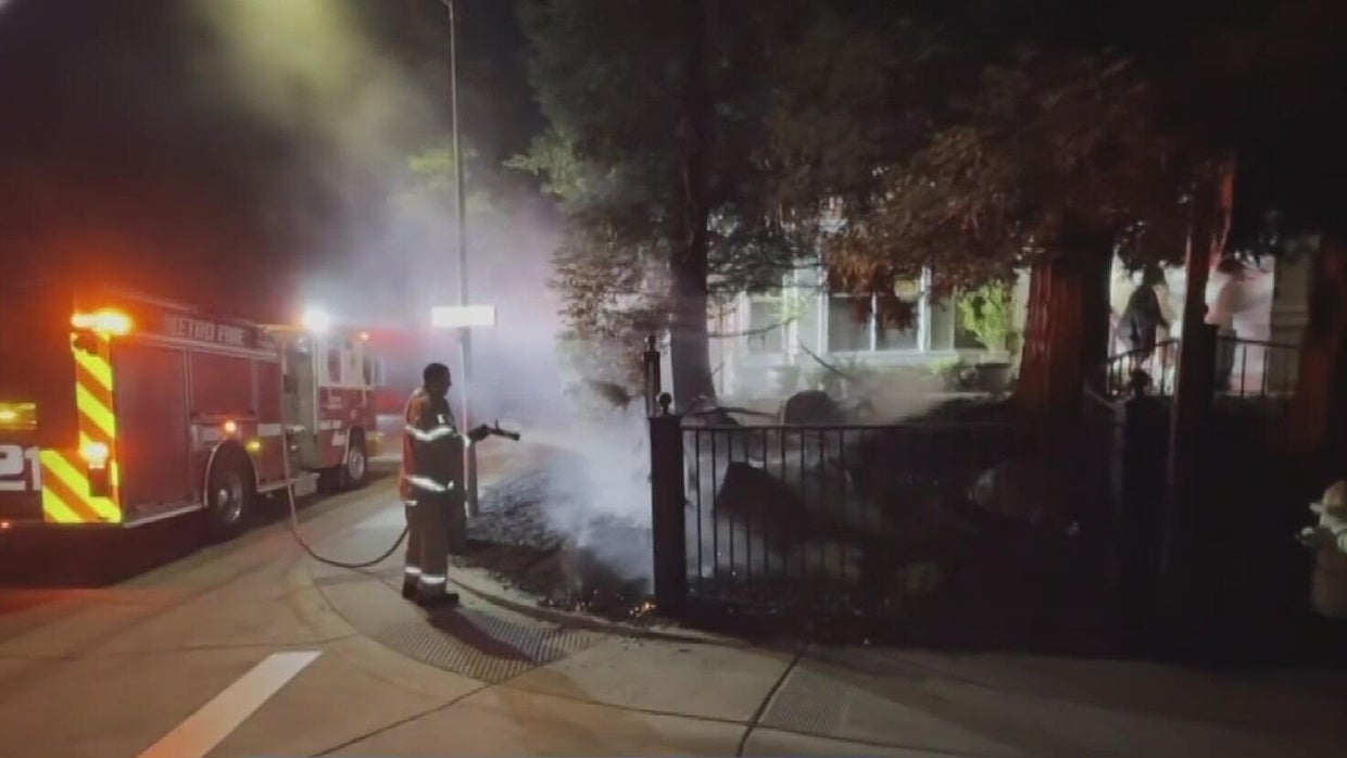 Metro Fire now suspects arson in string of Carmichael tree fires - CBS ...