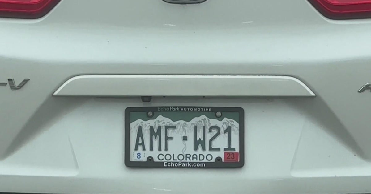 Colorado lawmakers look to crack down on expired plates - CBS Colorado