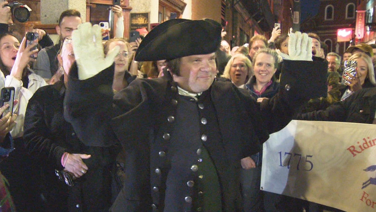 Boston celebrates 250th anniversary of Paul Revere's famous ride - CBS ...