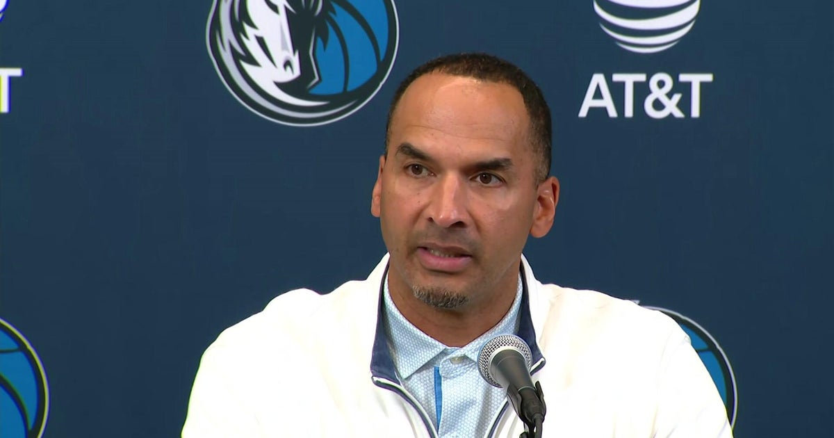 Dallas Mavericks general manager Nico Harrison gives end-of-season news ...