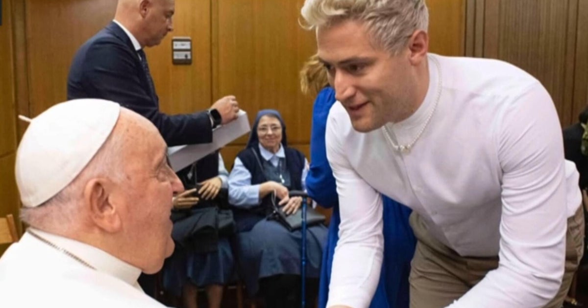 Former West Hollywood mayor on meeting Pope Francis - CBS News