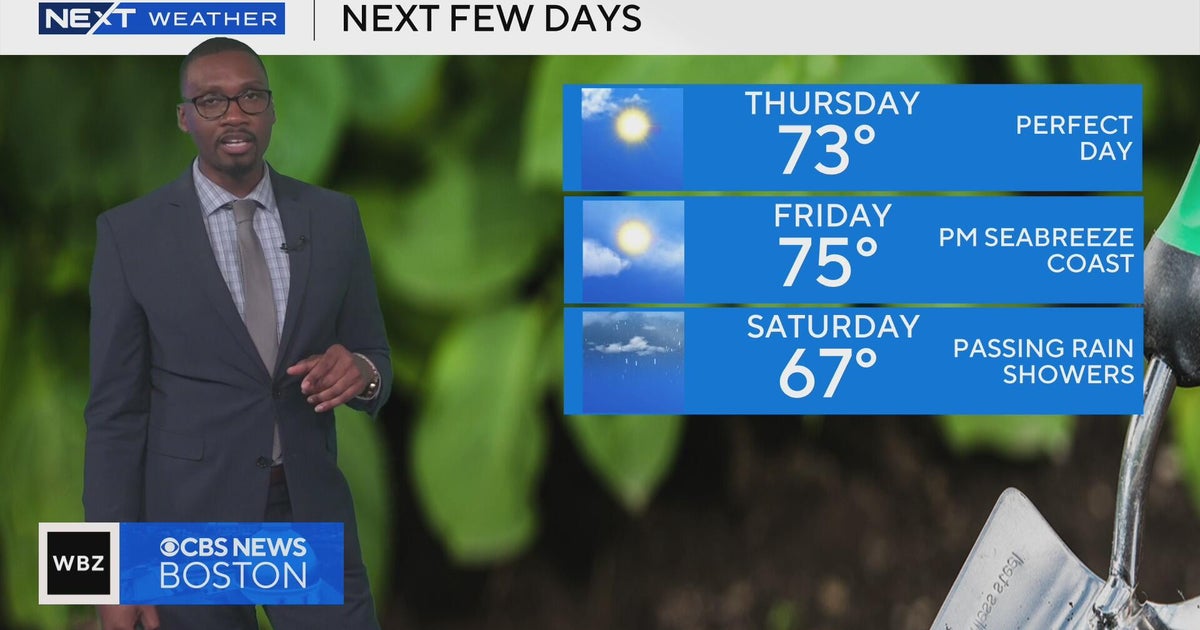 Next Weather: WBZ mid-morning forecast for April 23, 2025 - CBS Boston