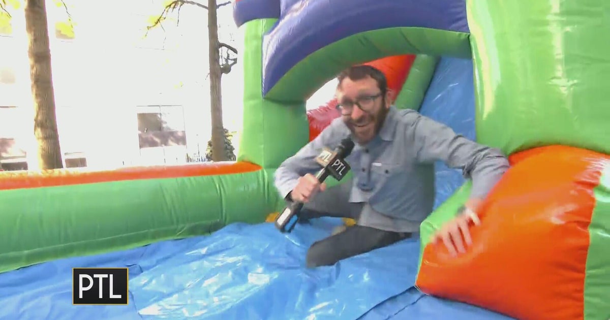 The PTL kids take on the bounce house | Take Your Child to Work Day ...