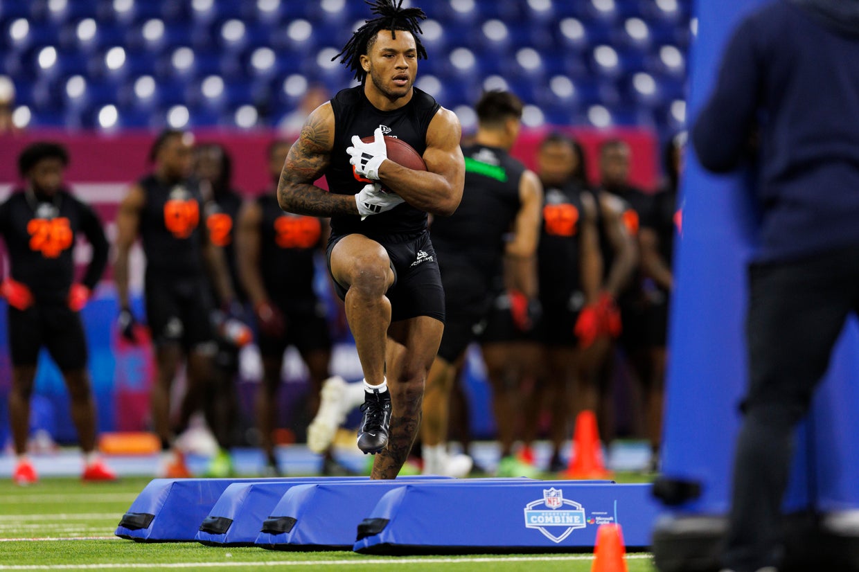 Los Angeles Chargers choose North Carolina RB Omarion Hampton in effort ...