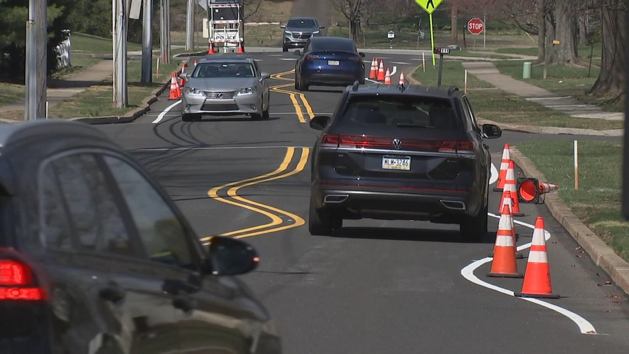 Squiggly road lines in Montgomery Township, Pennsylvania will be ...