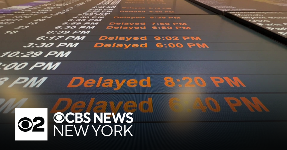 Nightmare delays at Newark Airport delays stretch into another - CBS ...