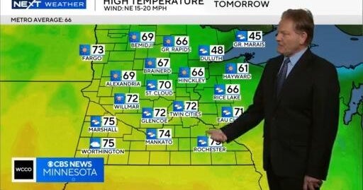 NEXT Weather: 6 p.m. report for Minnesota on May 6, 2025 - CBS Minnesota