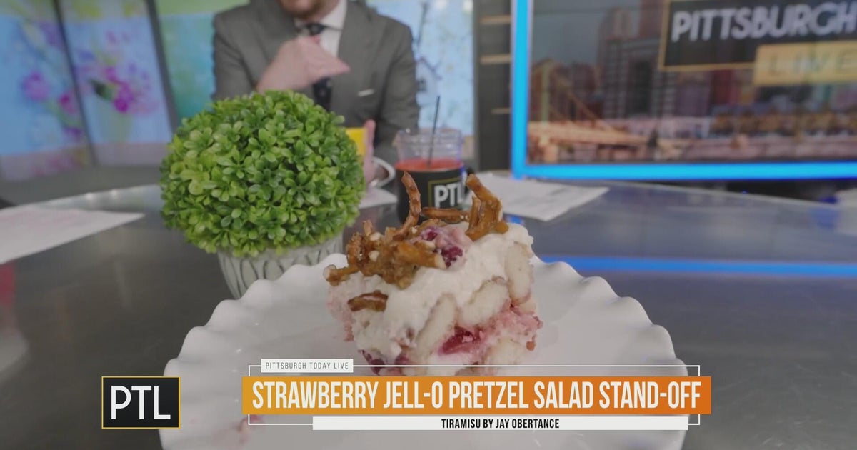Taste It Tuesday: Strawberry Pretzel Jell-O Salad Tiramisu - CBS Pittsburgh