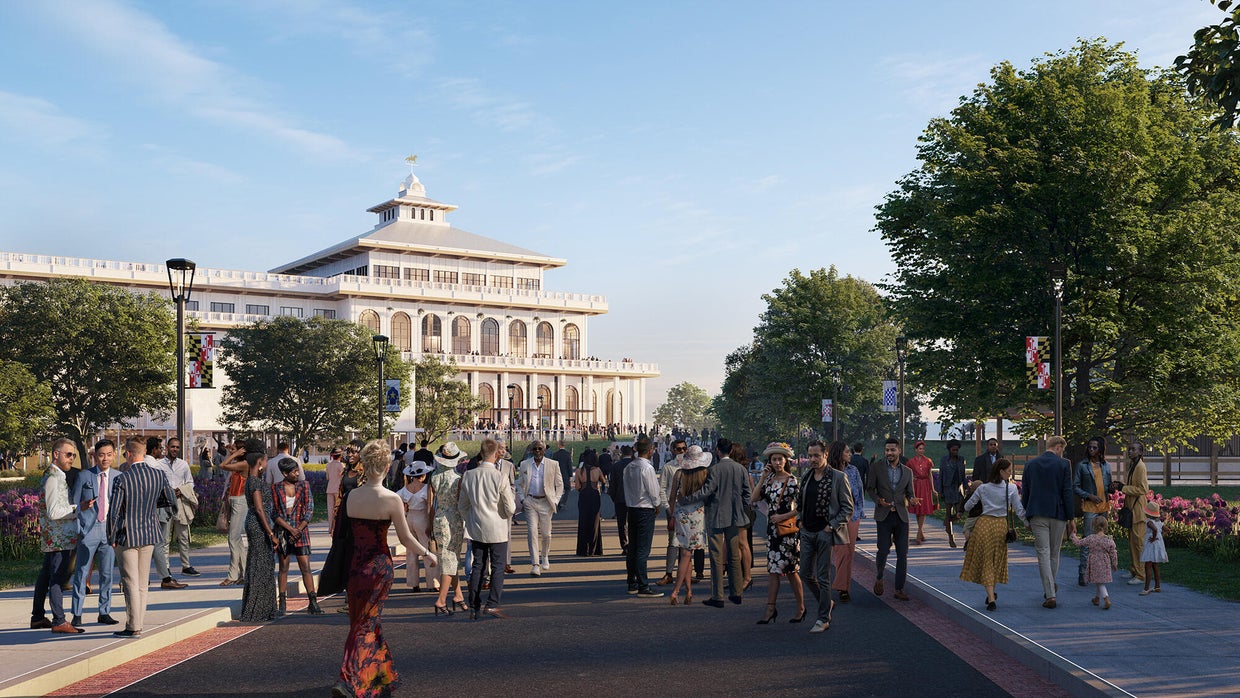 Design for Maryland's new Pimlico Race Course unveiled as demolition is ...