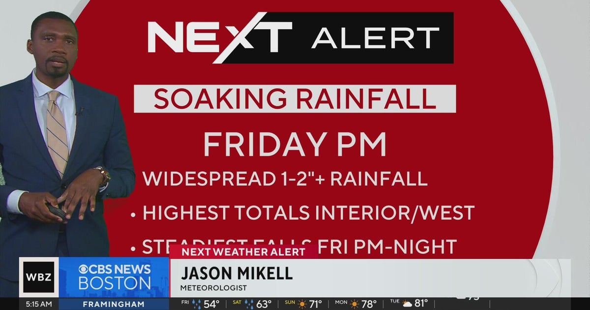 Next Weather: WBZ morning forecast for May 9, 2025 - CBS Boston