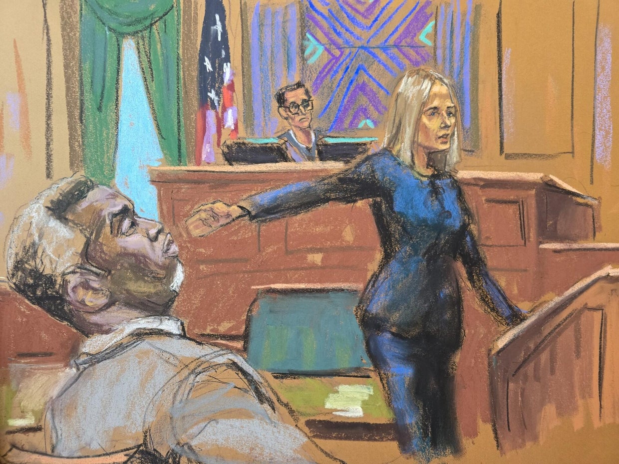 Sean "Diddy" Combs tells courtroom artist she makes him look like a ...