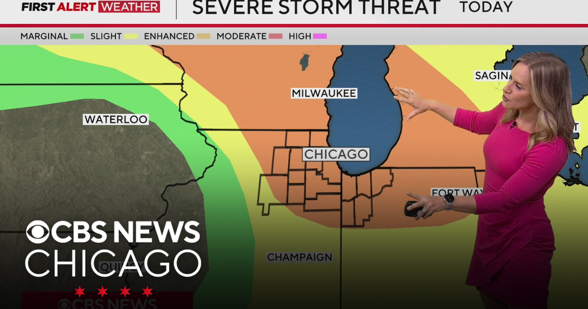 Highs in the 90s on Thursday in Chicago with severe storms approaching ...
