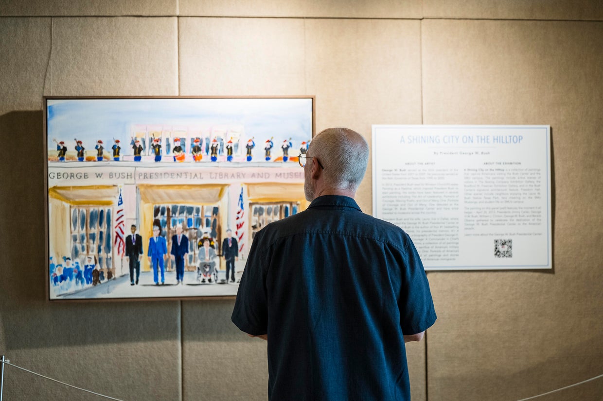 Former President George W. Bush draws inspiration close to his Dallas ...