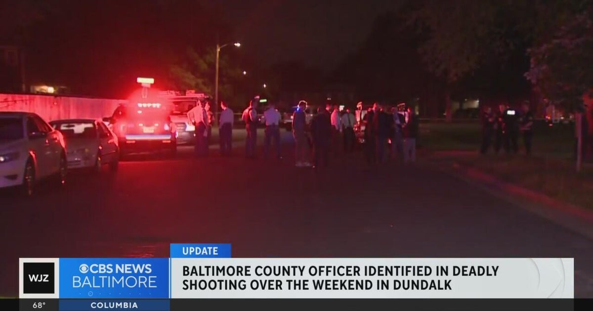 Baltimore County officer identified in deadly police shooting - CBS ...