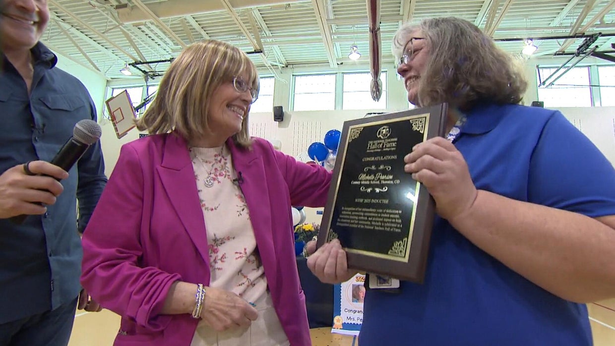 Colorado teacher gets a big surprise: she's being inducted into the National Teacher Hall of ...