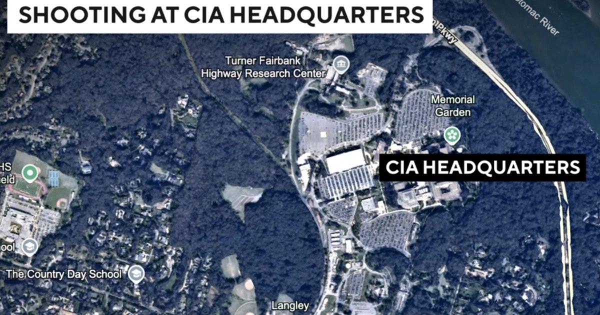 CIA security shoots woman outside agency headquarters - CBS News