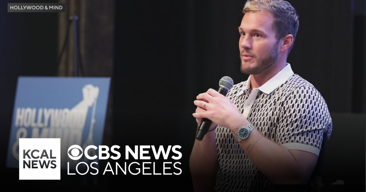 TV personality Colton Underwood talks about his work in the Mental ...