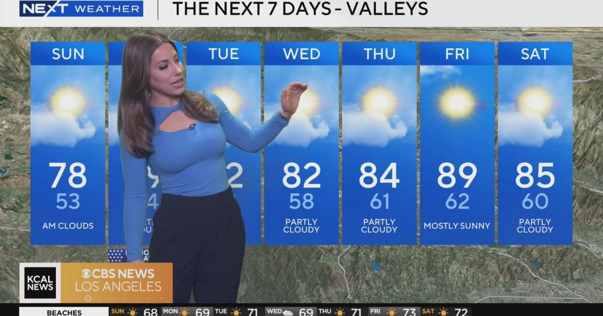 Alex Biston's 6 a.m. forecast | NEXT Weather (5//25) - CBS Los Angeles