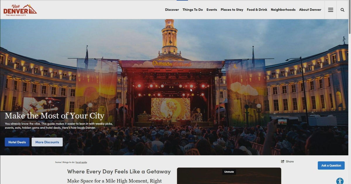 VISIT Denver launches new tool for planning summer fun - CBS Colorado