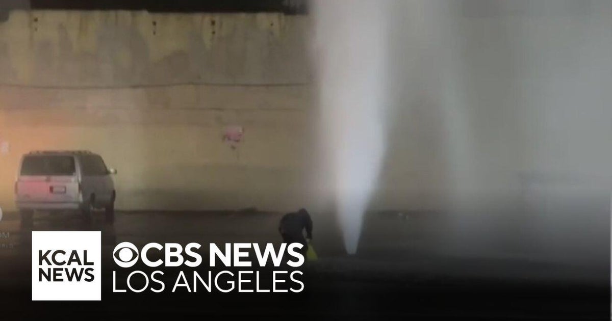Possible theft of fire hydrant | The Desk - CBS Los Angeles