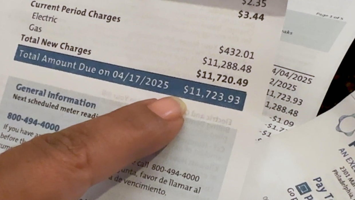 PECO customer shocked after getting $12K statement, as others go months ...