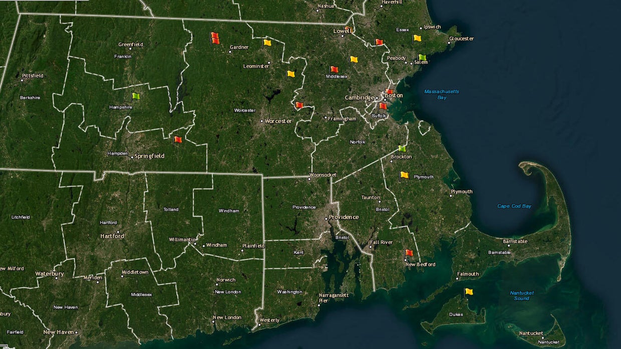 Map shows where state-owned land in Massachusetts could be developed ...
