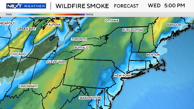 Will Canadian wildfire smoke impact air quality in Massachusetts? Here ...