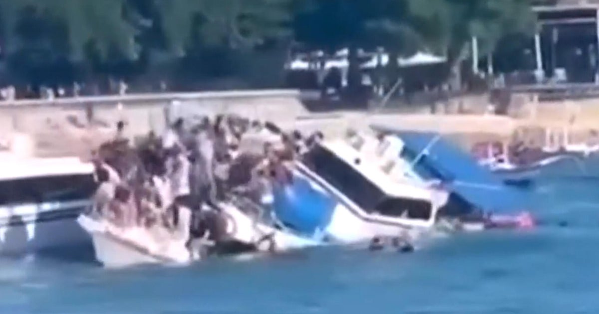 A tourist boat capsized near Bali with dozens on board - CBS News