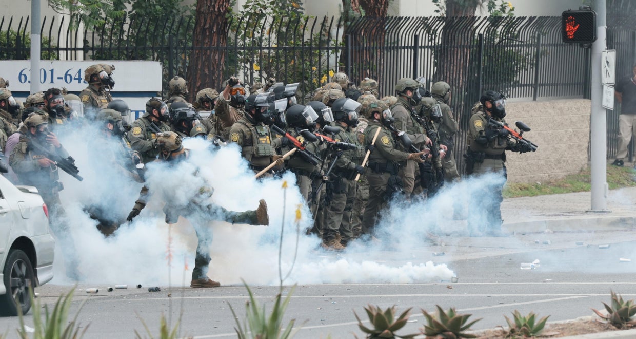 Trump deploying National Guard to Los Angeles as immigration protests ...