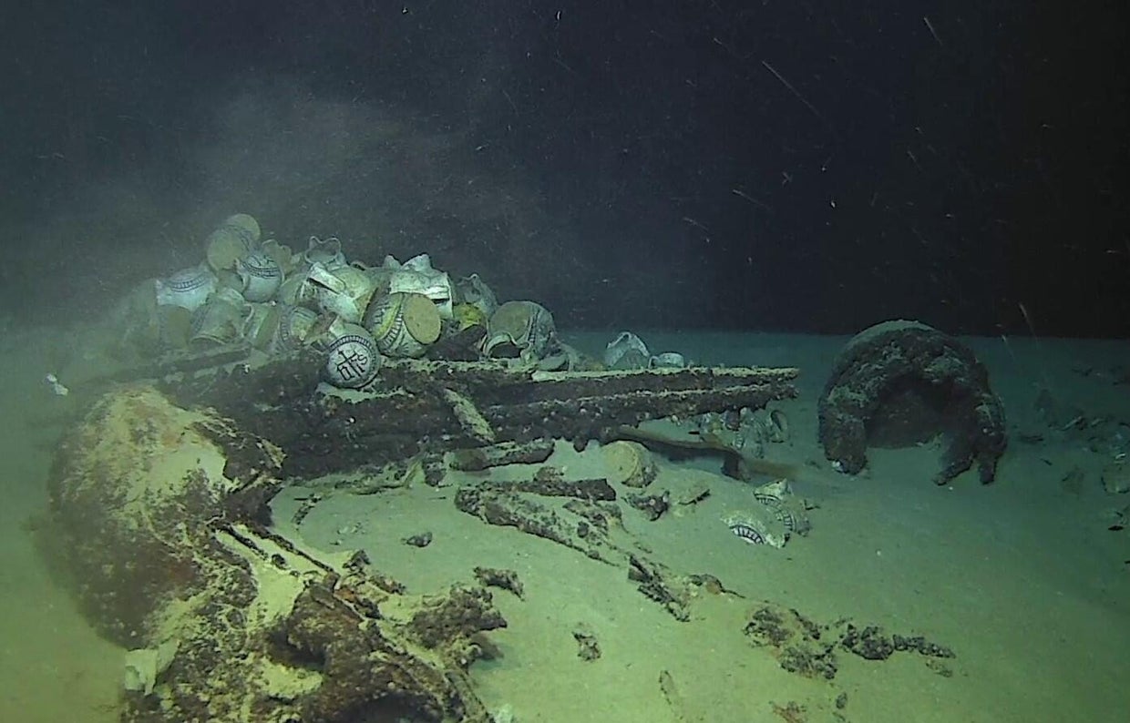 Robot exploring France's deepest shipwreck finds cannons and ceramics ...