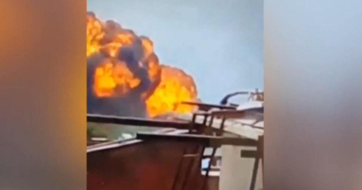 Video shows Air India plane crashing in Ahmedabad - CBS News