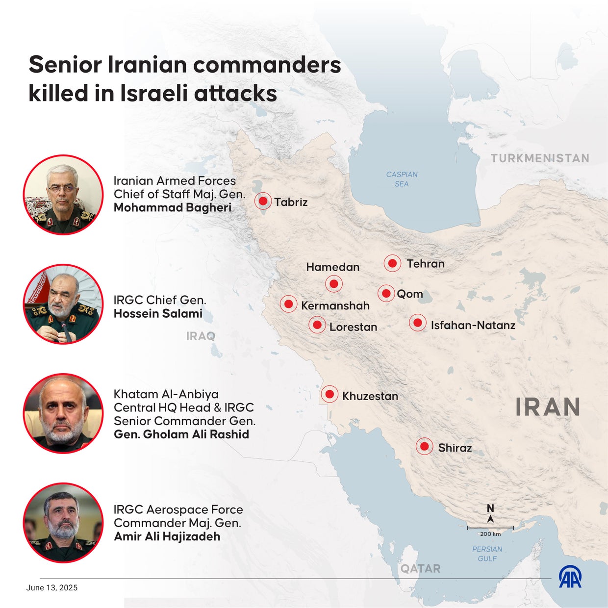 Maps show where Israel attacked Iran, sites of Iranian nuclear program ...