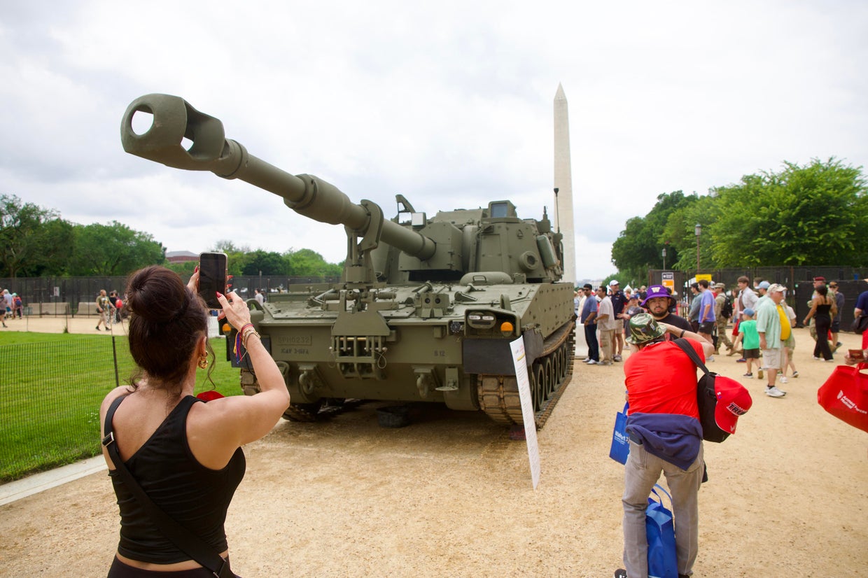 Trump military parade marks Army's 250th birthday in Washington, D.C ...