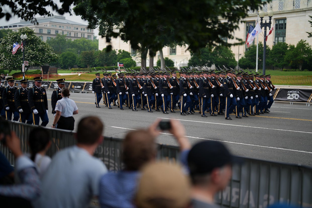 Trump military parade marks Army's 250th birthday in Washington, D.C ...
