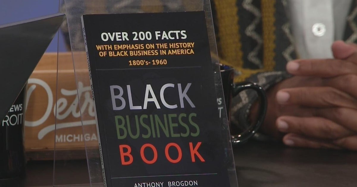 Author Anthony Brogdon discusses "Black Business Book" - CBS Detroit