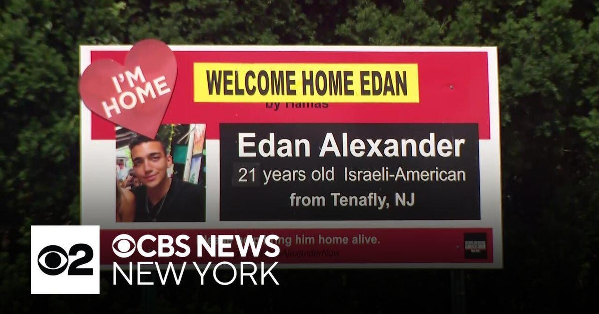 Edan Alexander returning to Tenafly, N.J. - CBS New York