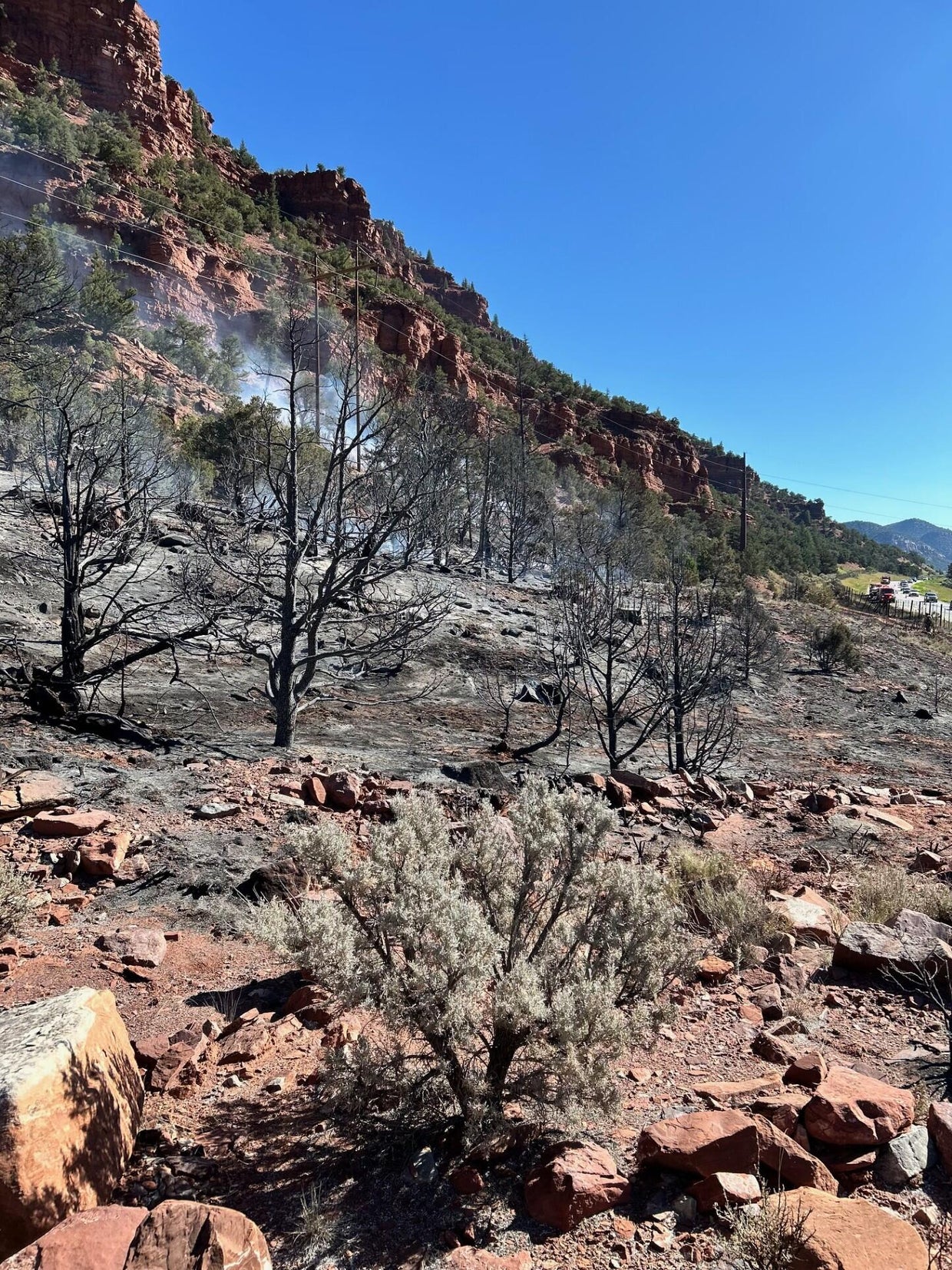 Red Canyon Fire burns 10 acres in Colorado's Eagle County, closure of ...