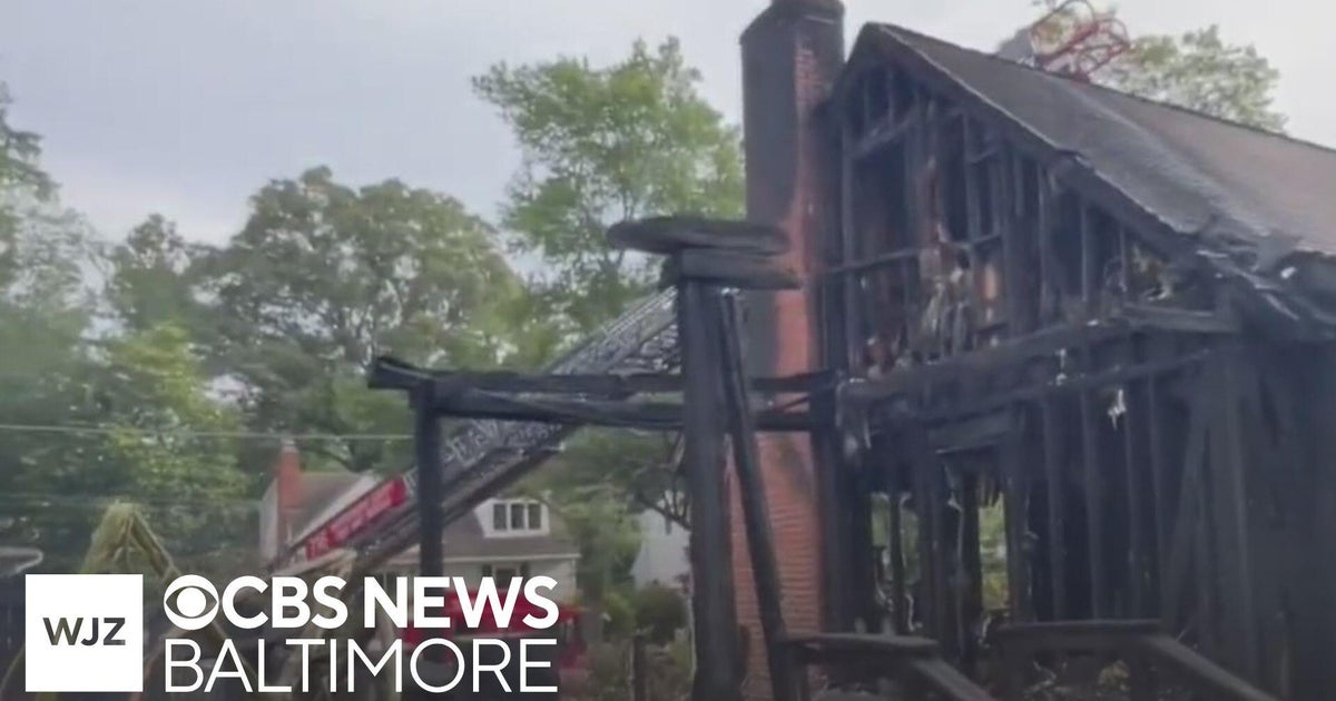 Propane grill explosion damages home in Montgomery County - CBS Baltimore