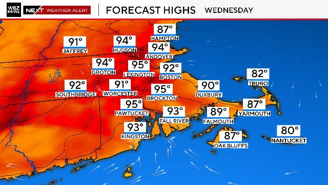 Boston hits 102 degrees during heat wave, breaking June temperature ...