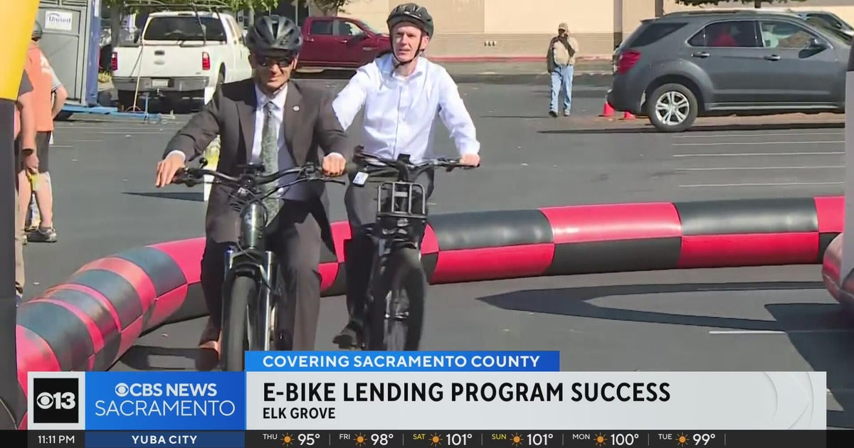 Elk Grove's e-bike lending program proves to be a success - CBS Sacramento