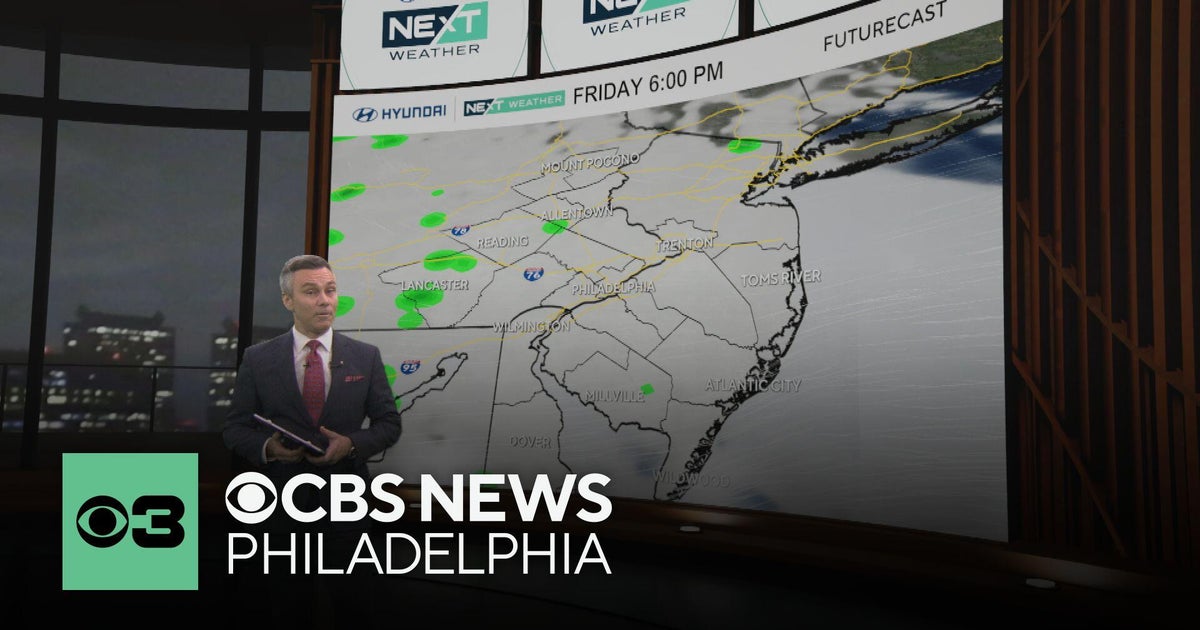 A break from the heat Friday in Philadelphia, tracking thunderstorms ...