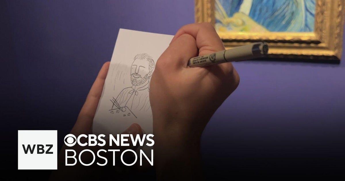 Boston Common artist Nick Shea brings his talent to the MFA's Van Gogh ...